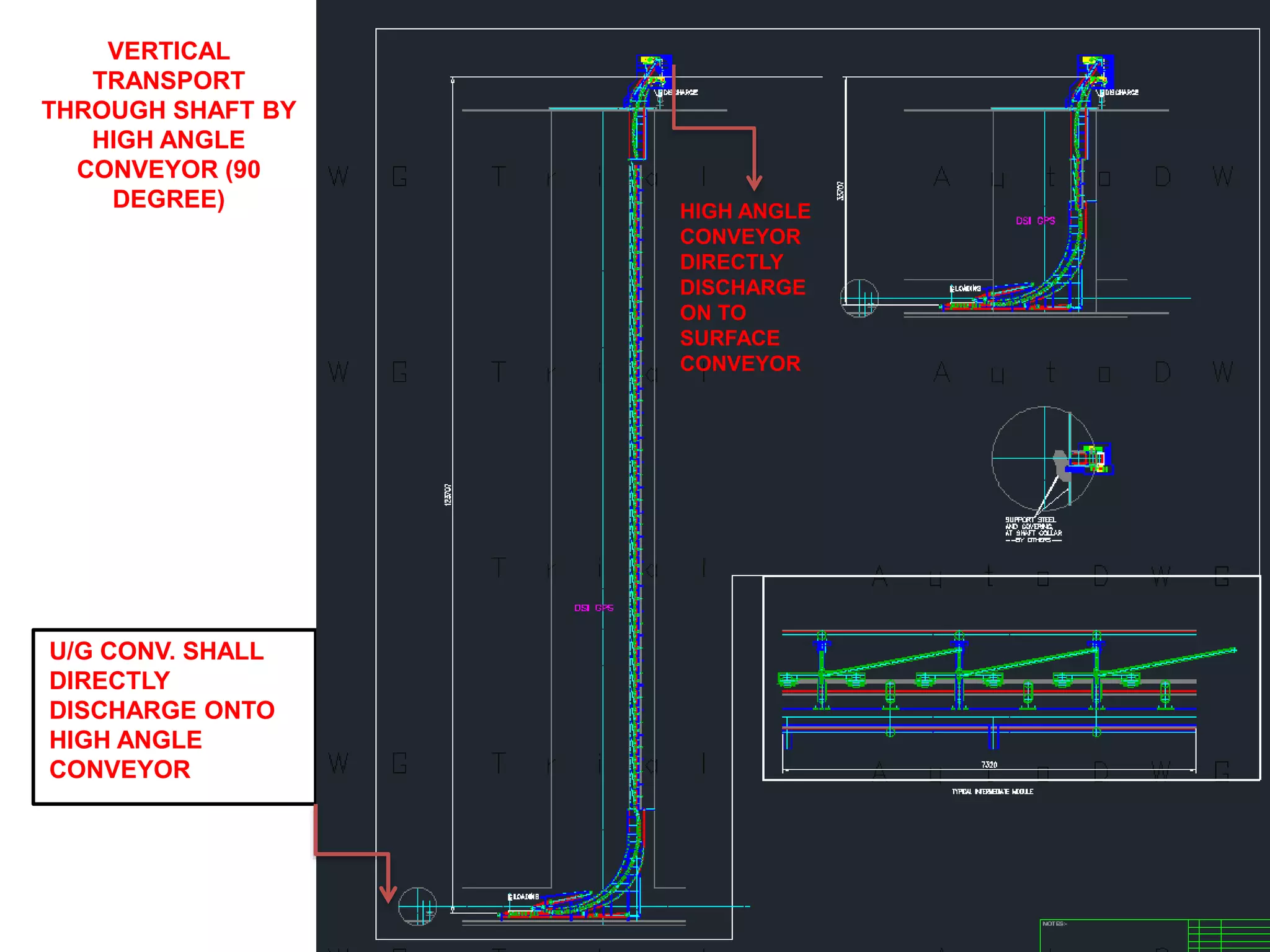 Comparison between skip winding and high angle conveyor for vertical ...