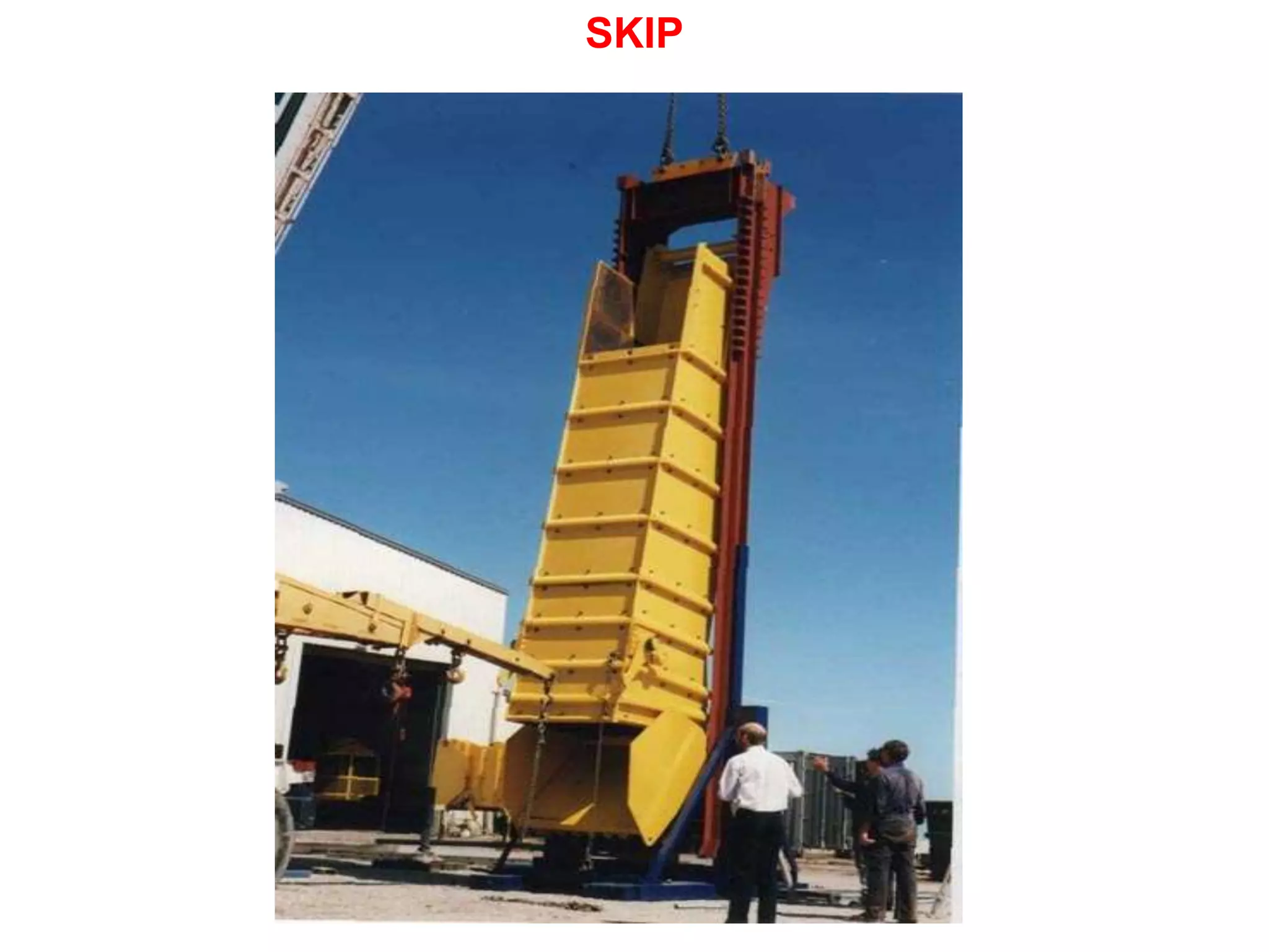 Comparison between skip winding and high angle conveyor for vertical ...