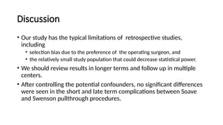 Comparison Between Swenson and Soave Pull-Through in Hirschprung ...