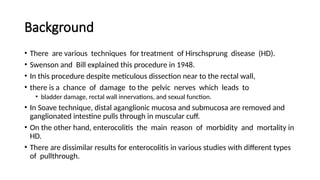 Comparison Between Swenson and Soave Pull-Through in Hirschprung ...
