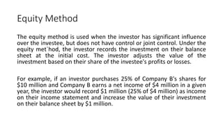 Comparison between the Cost Method, Equity Method, and Fair Valuation.pptx