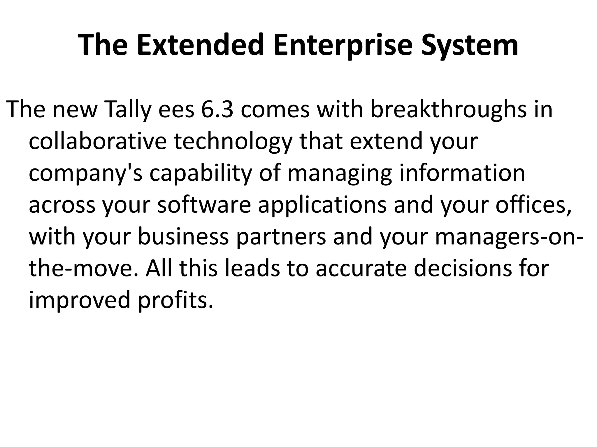 Comparison between various version of tally | PPTX
