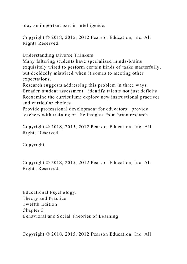 Comparison Charts for Social and Behavioral LearningAssignment I.docx