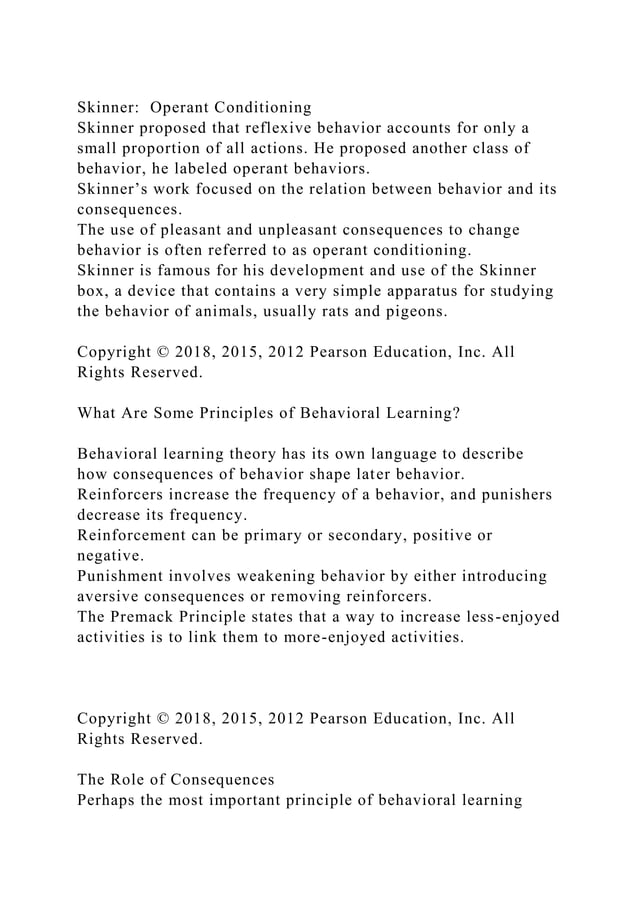 Comparison Charts for Social and Behavioral LearningAssignment I.docx