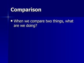 Comparison Contrast | PPT
