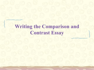 ComparisonContrast Writing Academic Writing | PPT