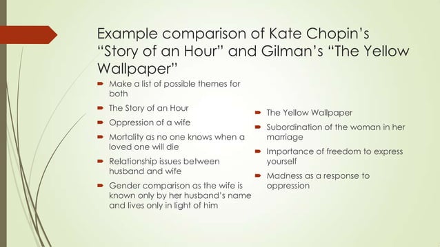 Writing a Comparison contrast literary analysis | PPTX