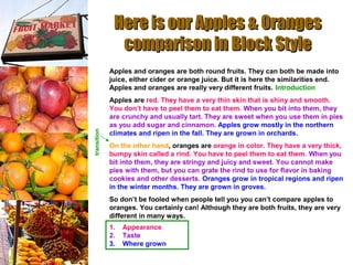 Comparison Contrast Essay | PPT