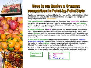 Comparison Contrast Essay | PPT