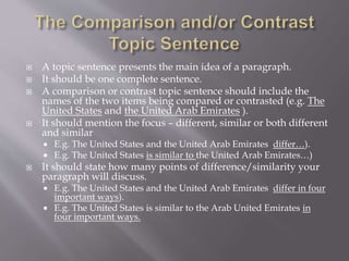 Comparison contrast paragraph ver2 | PPTX