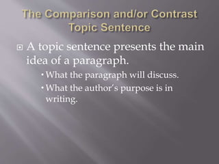 Comparison contrast paragraph ver2 | PPTX