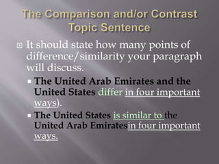 Comparison contrast paragraph ver2 | PPTX