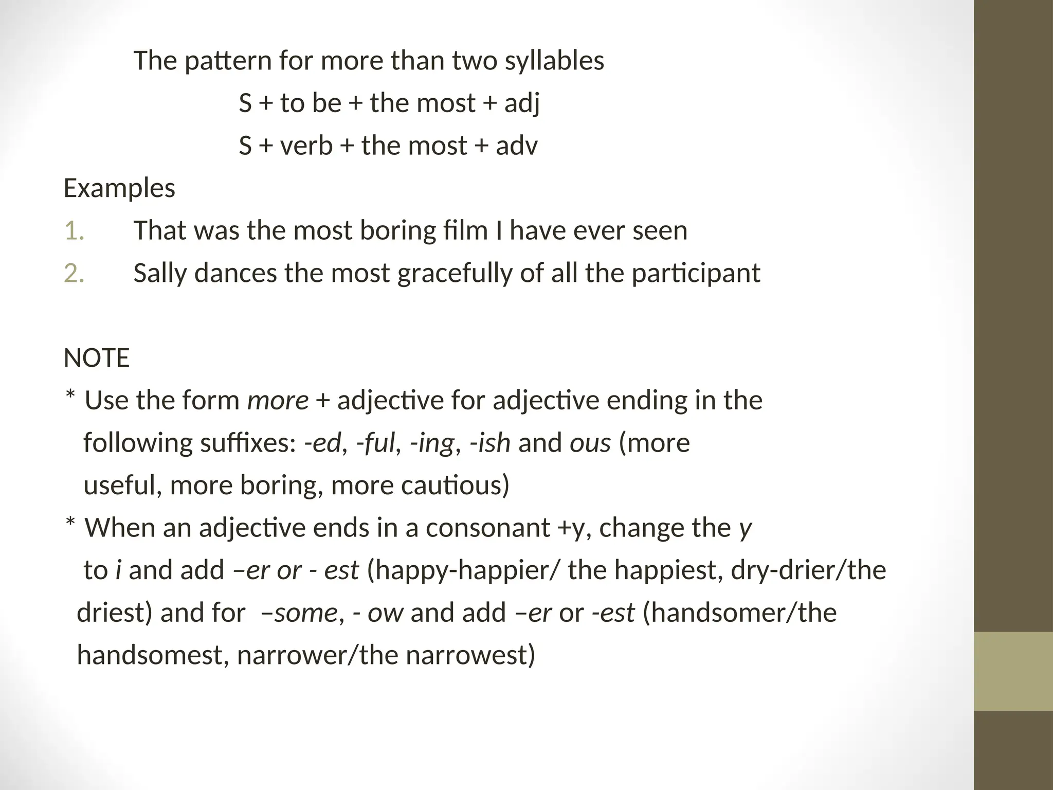 POSIITIVE, COMPARATIVE AND SUPERLATIVE DEGREE.ppt