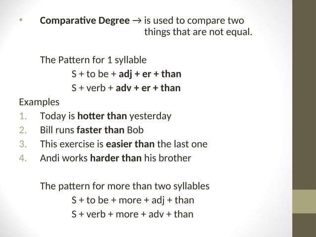 POSIITIVE, COMPARATIVE AND SUPERLATIVE DEGREE.ppt