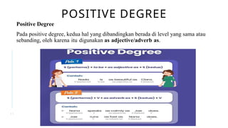 IDENTIFY THE COMPARISON DEGREE IN DAILY LIFE | PPTX