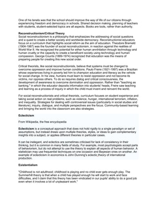 Comparison edu philo | PDF