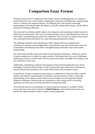 Comparison Essay Format.pdf
