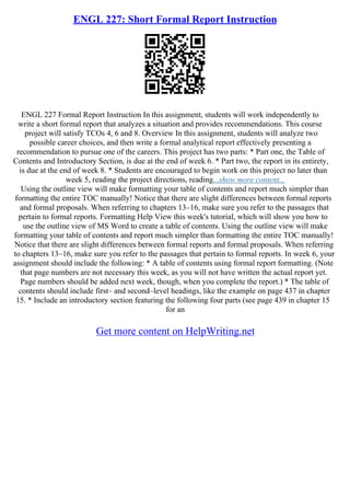 Comparison Essay Outline Example | PDF