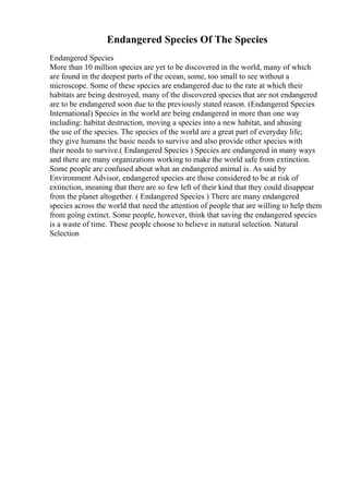 Comparison Essay Outline Example | PDF