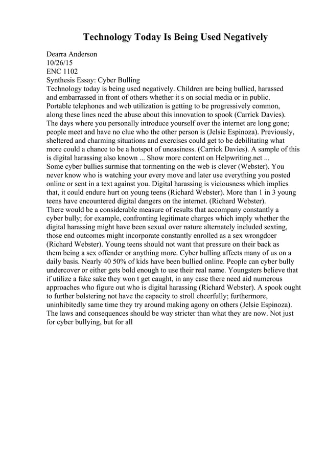 Comparison Essay Outline Example | PDF