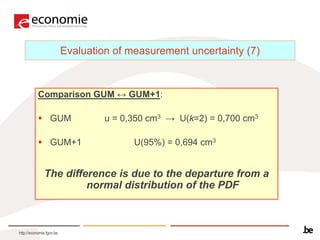 Comparison GUM versus GUM+1 | PPSX