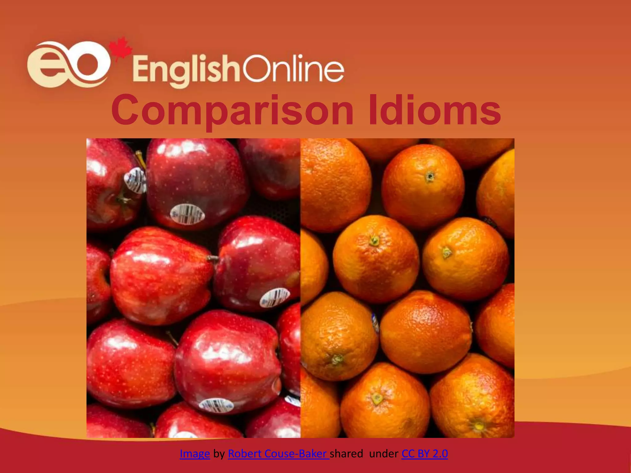 Comparison idioms | PPT