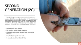 Comparison of 2g 3g 4g and 5g networks | PPTX | Smartphones | Consumer ...