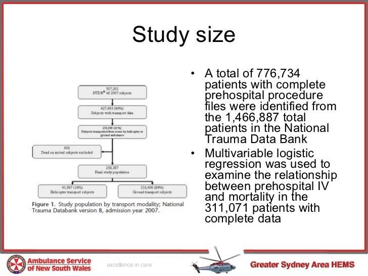 Comparison of 2 ntdb studies