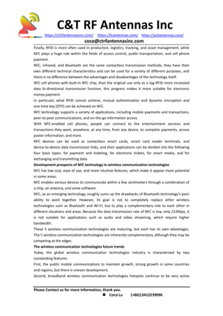 Comparison of 5 Wireless Communication Technologies | PDF