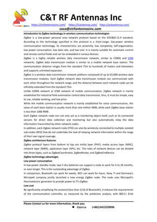 Comparison of 5 Wireless Communication Technologies | PDF