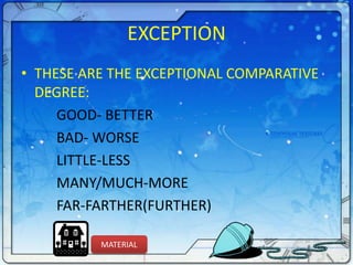 Comparison of adjective | PPTX