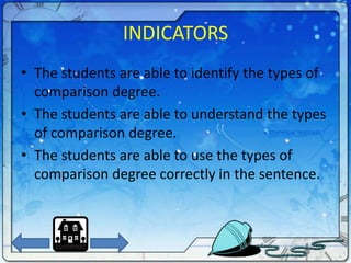 Comparison of adjective | PPT