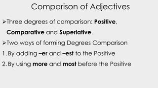 Comparison of adjectives | PDF