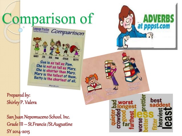 Comparison of adverbs gr3 | PPT