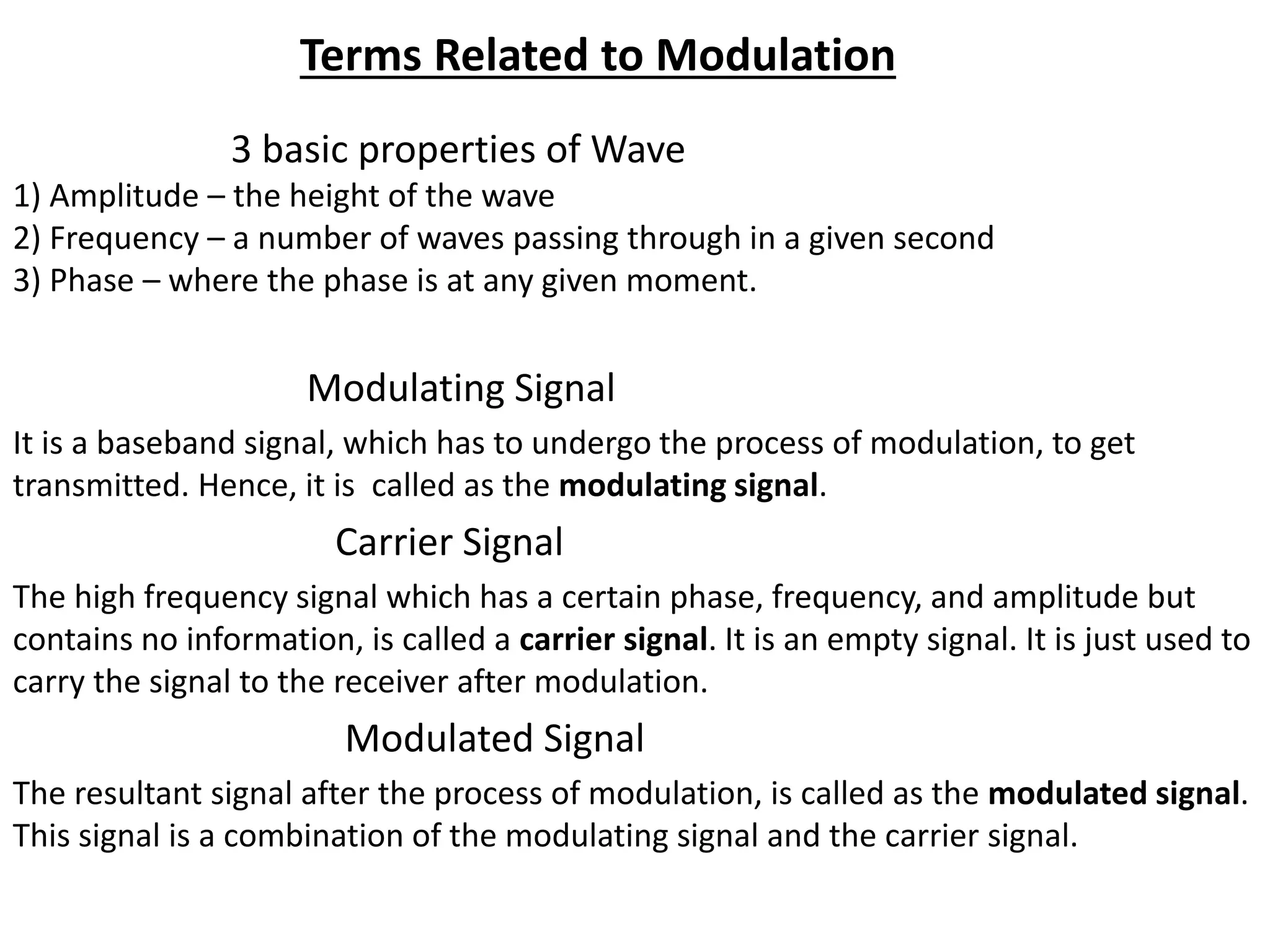 Comparison of AM and FM Modulation | PPTX