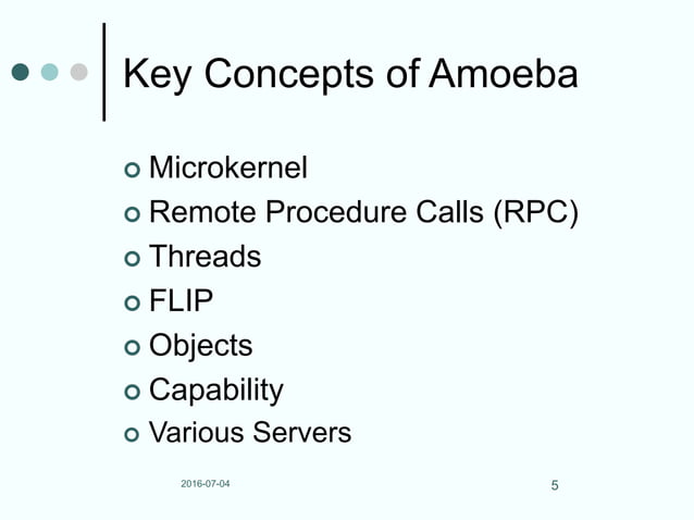Comparison of Amoeba, Mach & Chorus: DOS | PPTX | Operating Systems | Computer Software and ...