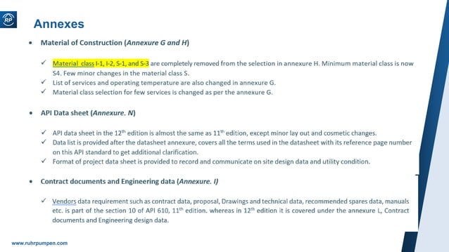 Comparison of API610 12th and 11th Editions (1).pdf | Business ...