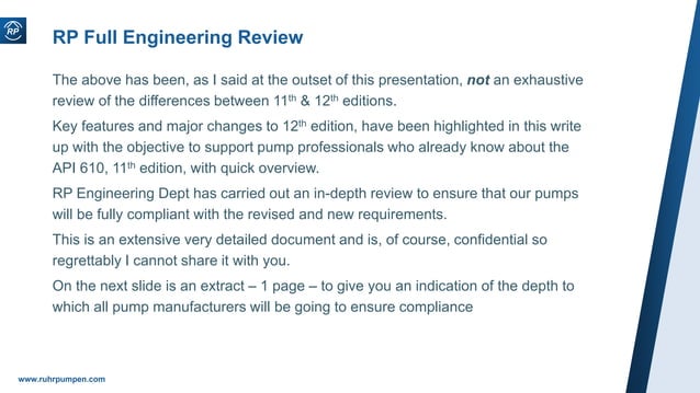 Comparison of API610 12th and 11th Editions (1).pdf | Business ...