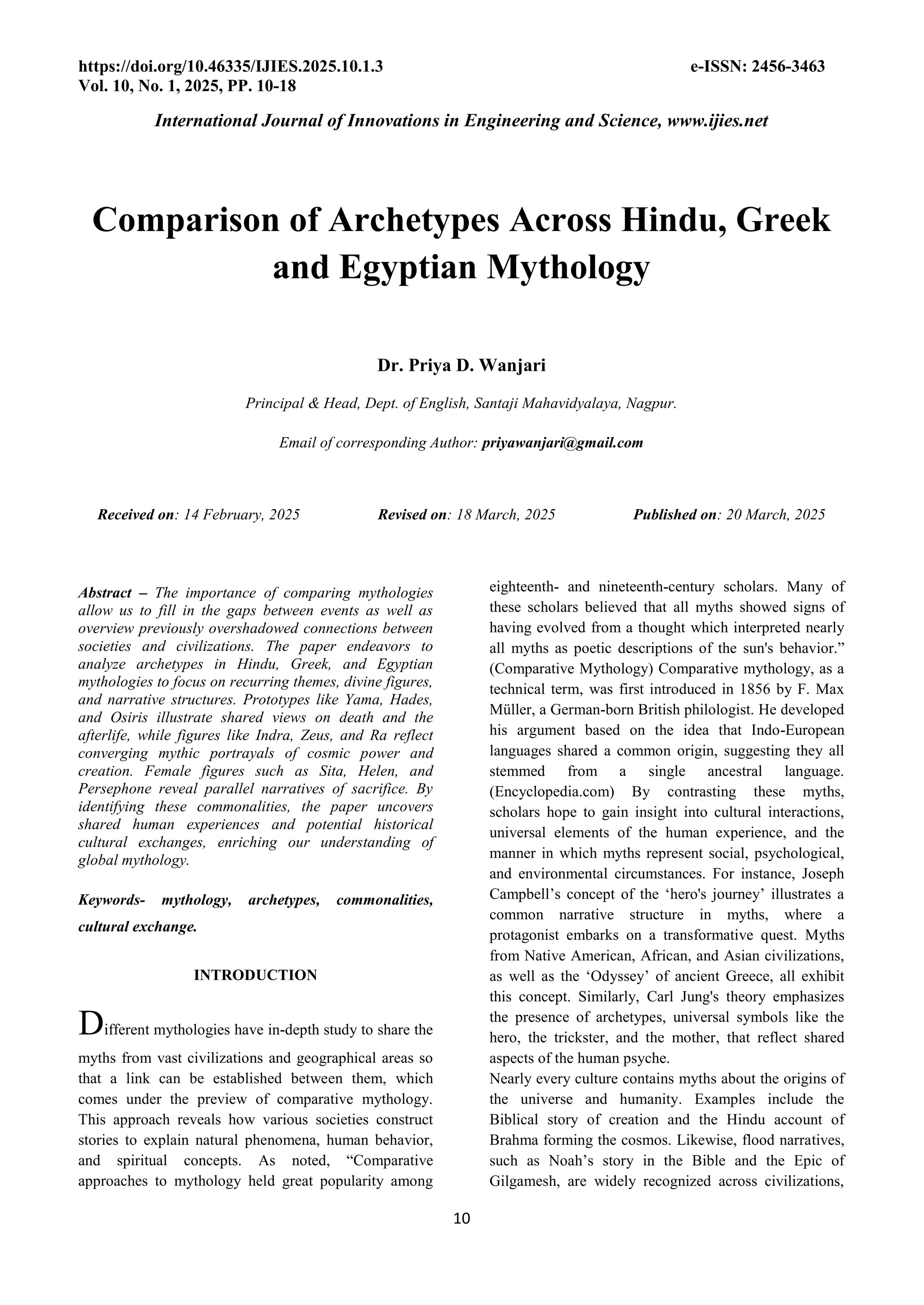 Comparison of Archetypes Across Hindu, Greek.pdf
