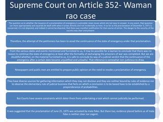 Comparison of art 352 and 356-General Studies Civil Service Exam | PPTX