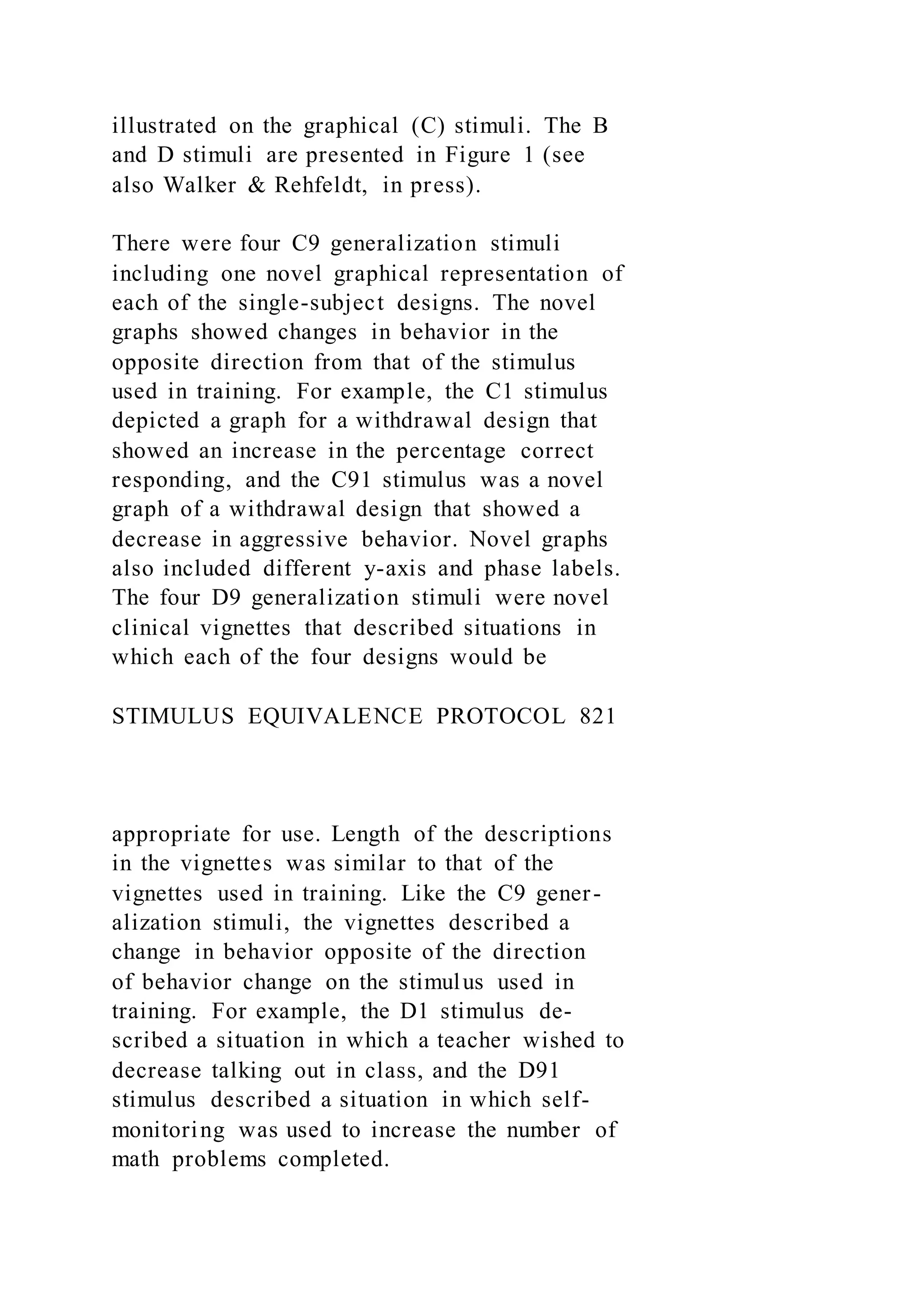 COMPARISON OF A STIMULUS EQUIVALENCE PROTOCOL ANDTRADITIONAL | DOCX
