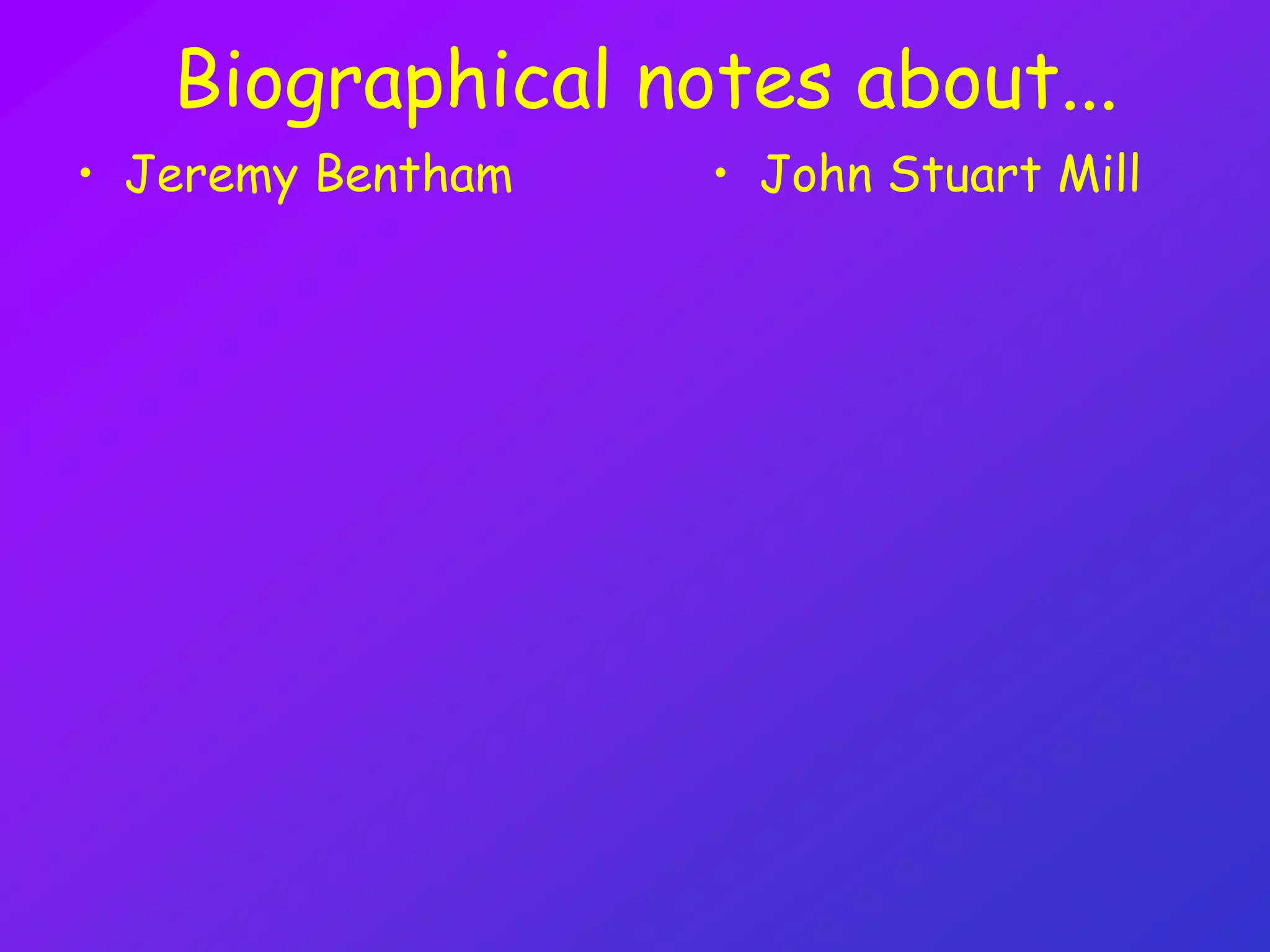 Comparison of Bentham and Mill.ppt