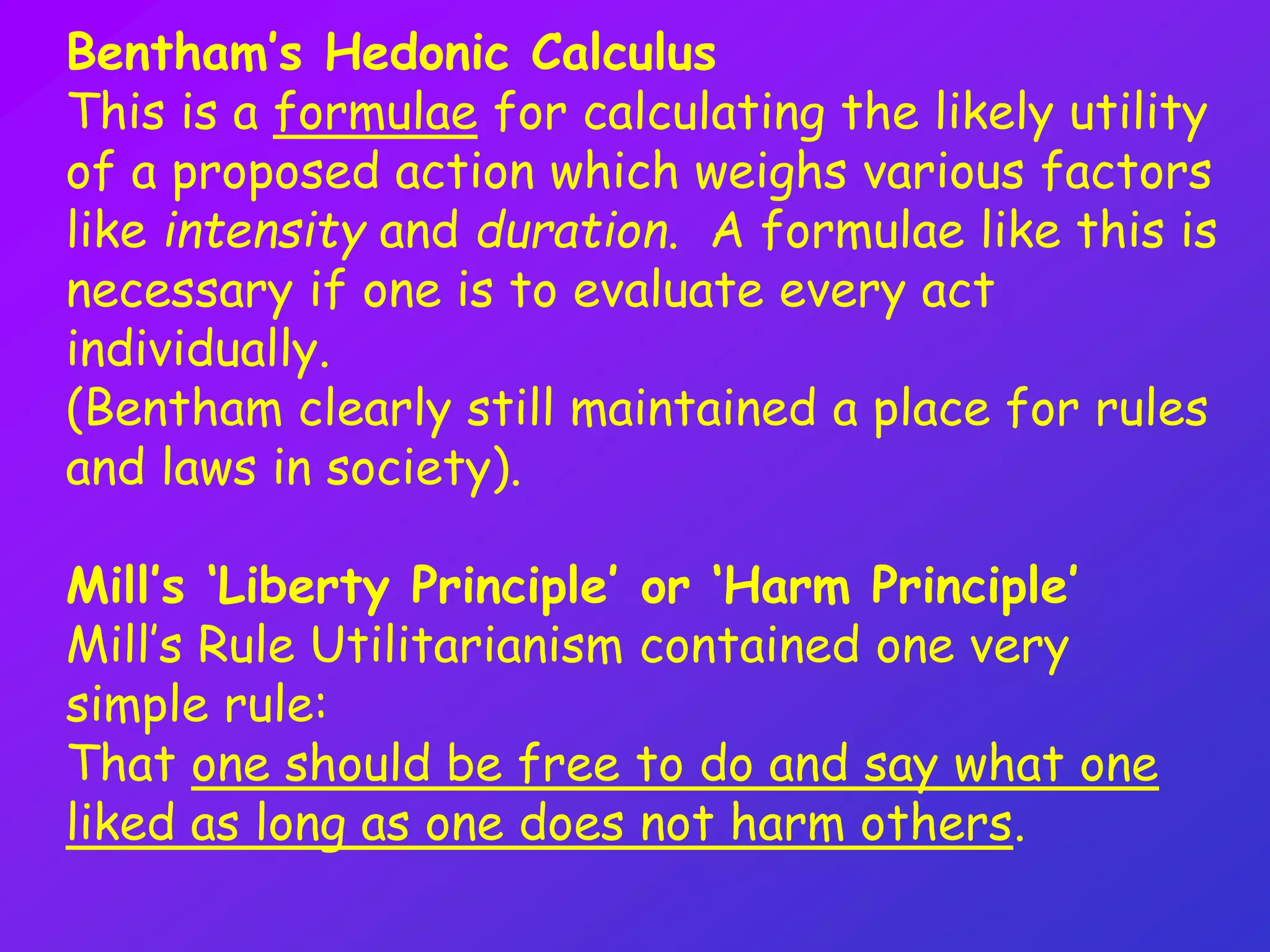 Comparison of Bentham and Mill.ppt