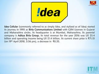 Comparison of cash flow of idea and airtel | PDF