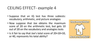 Comparison of ceiling effects | PPT