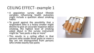 Comparison of ceiling effects | PPT