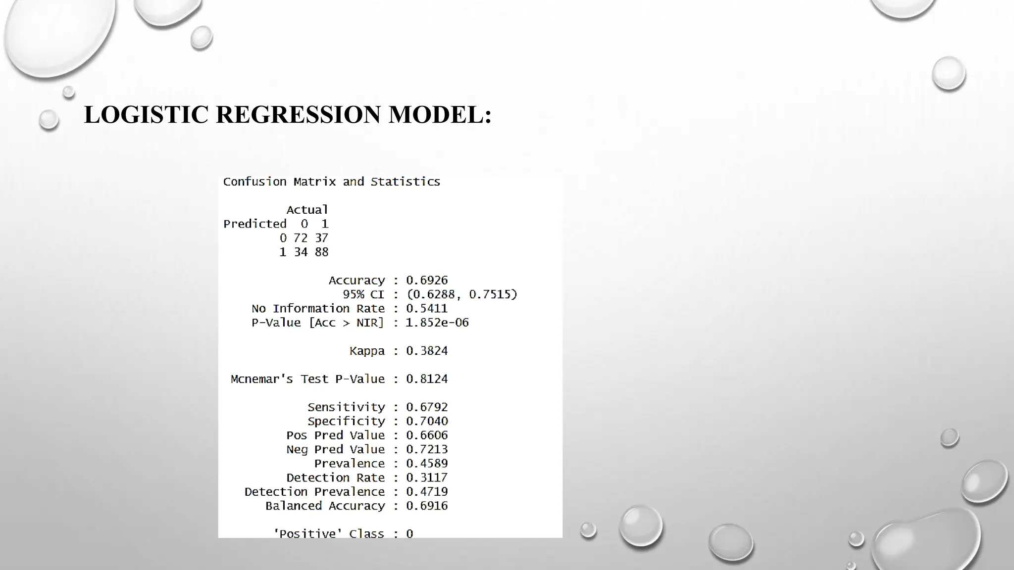 Comparison of classification models using diabetes data - yogi.pptx
