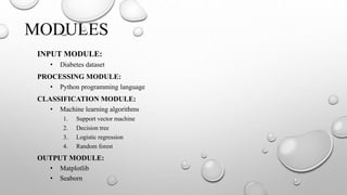 Comparison of classification models using diabetes data - yogi.pptx