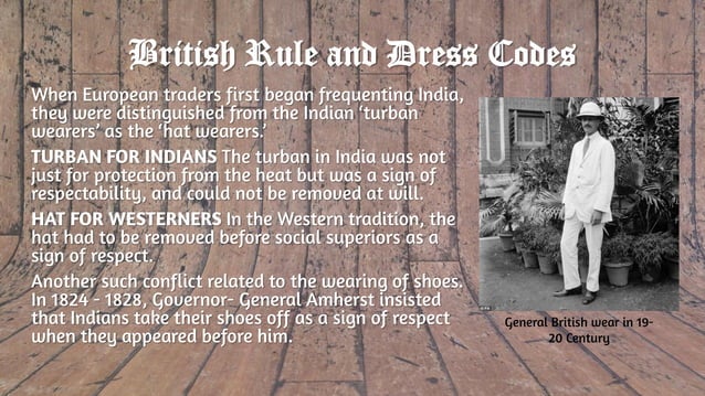 Comparison Of Clothing Styles Of Colonial India And Contemporary India ...