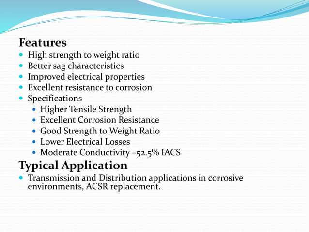 Comparison of conductor material | PPTX | Science